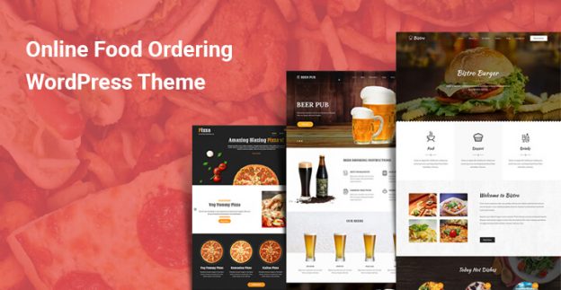 Online Food Ordering WordPress Themes for Food Delivery Take Aways