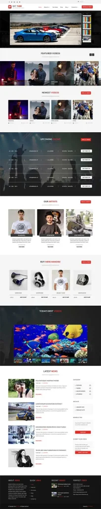 Digital Signage WordPress Theme for Display Media Services